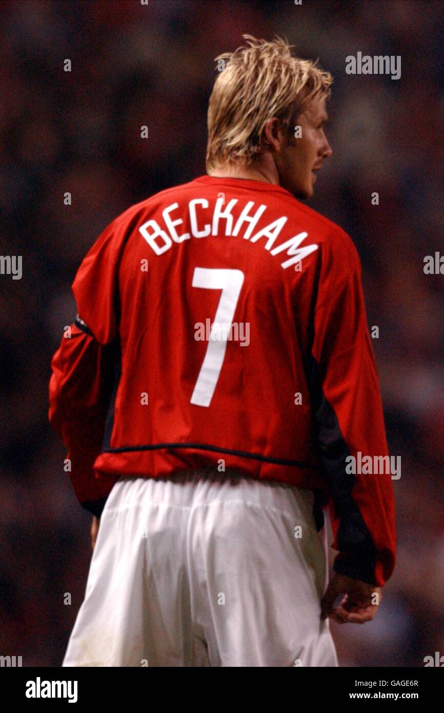 David beckham manchester united seven hi-res stock photography and ...