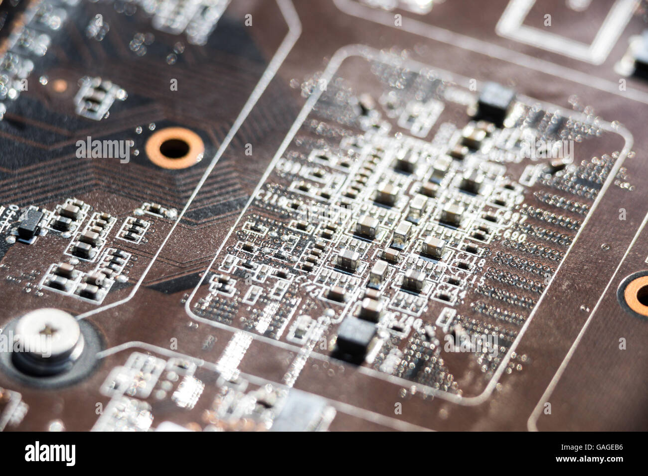 Electronics background hi-res stock photography and images - Alamy