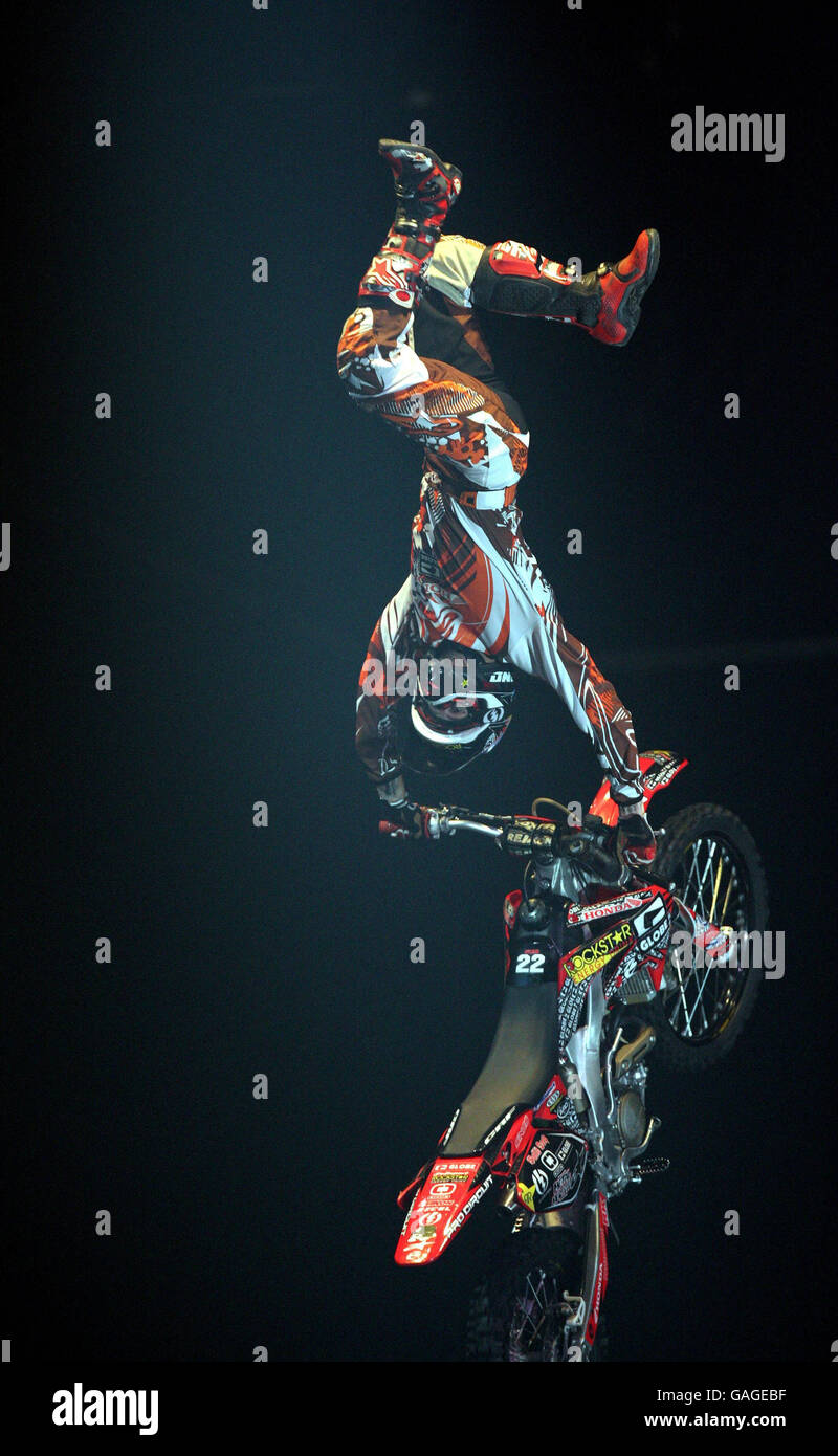 Daredevil extreme sports stars The Crusty Demons perform at Wembley ...