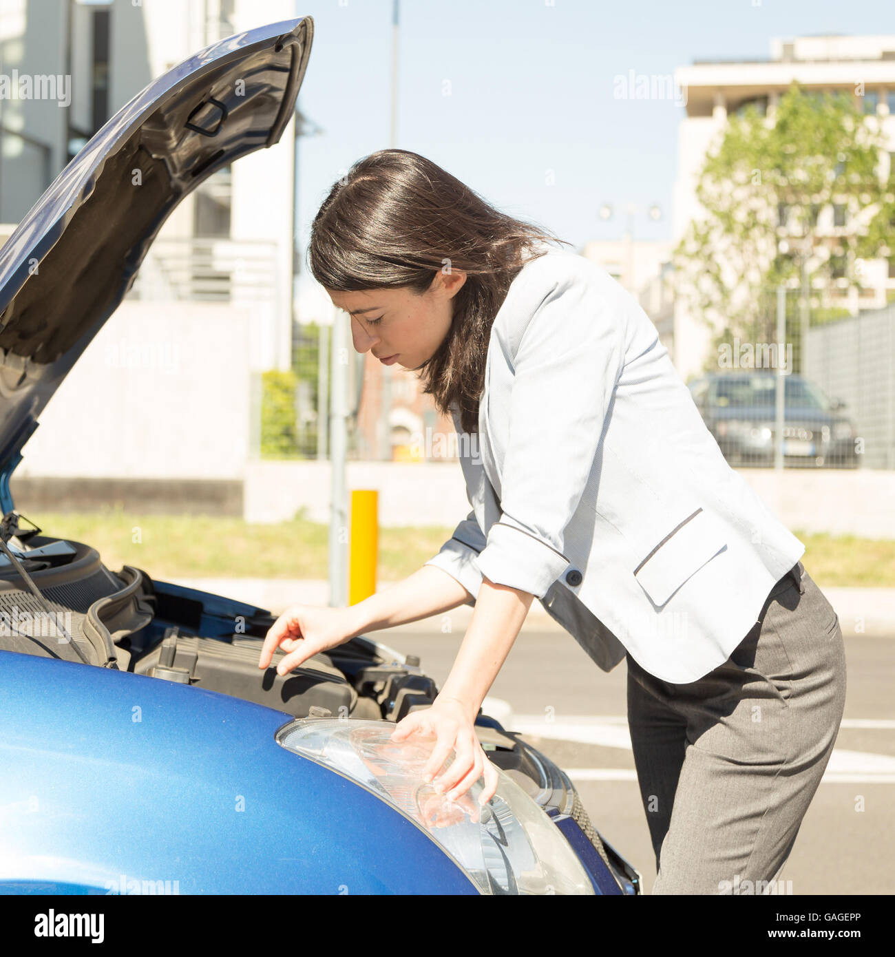Car and transportation problems concept photo Stock Photo - Alamy