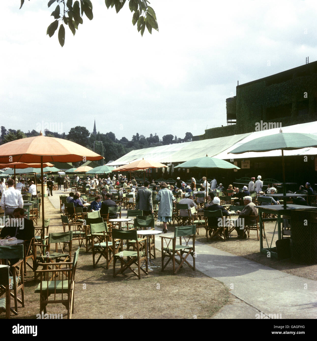 Tennis - Wimbledon Championships 1954 - All England Club Stock Photo ...