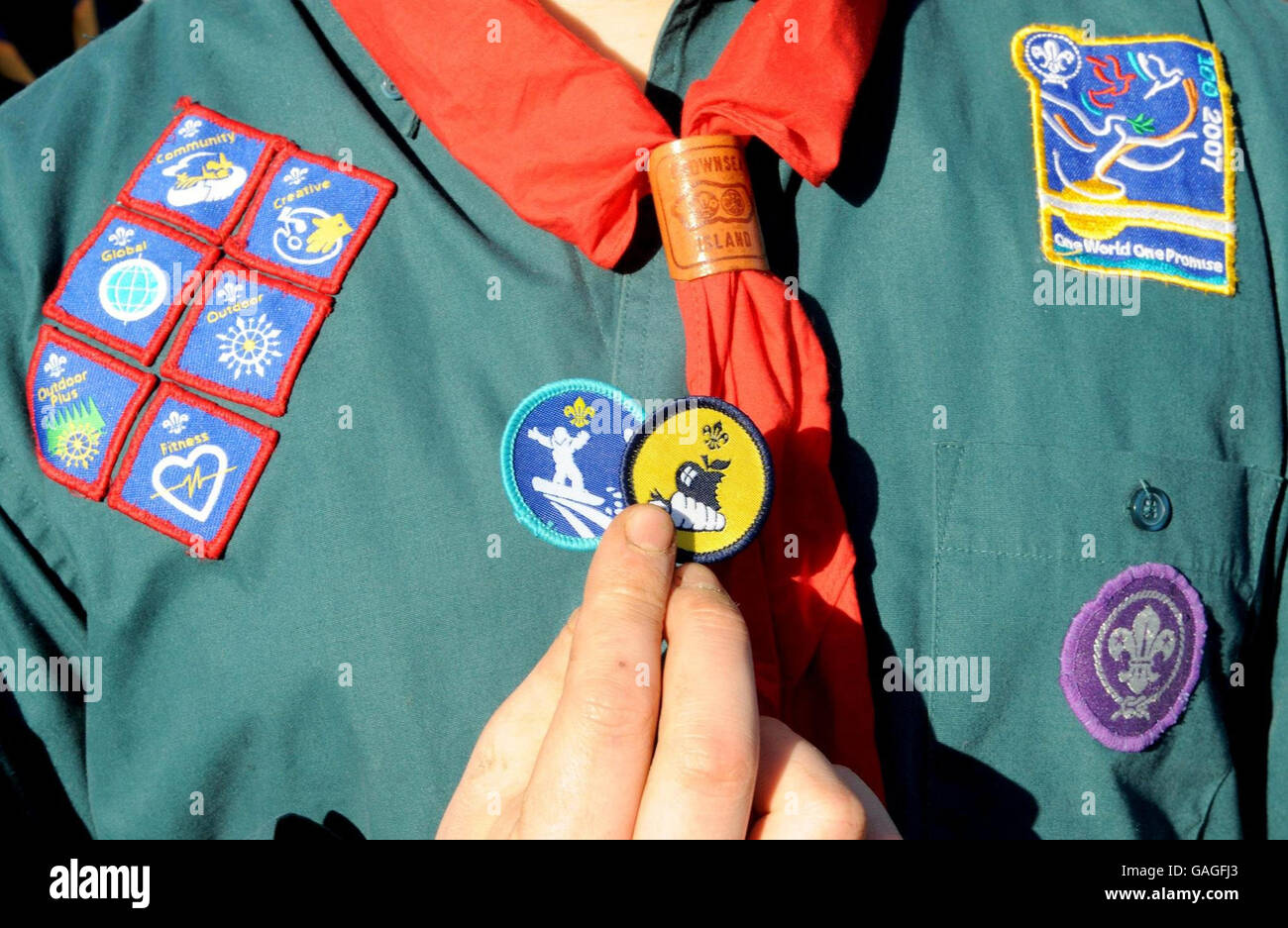 Scouts earn badges for skateboarding in revamp Stock Photo - Alamy