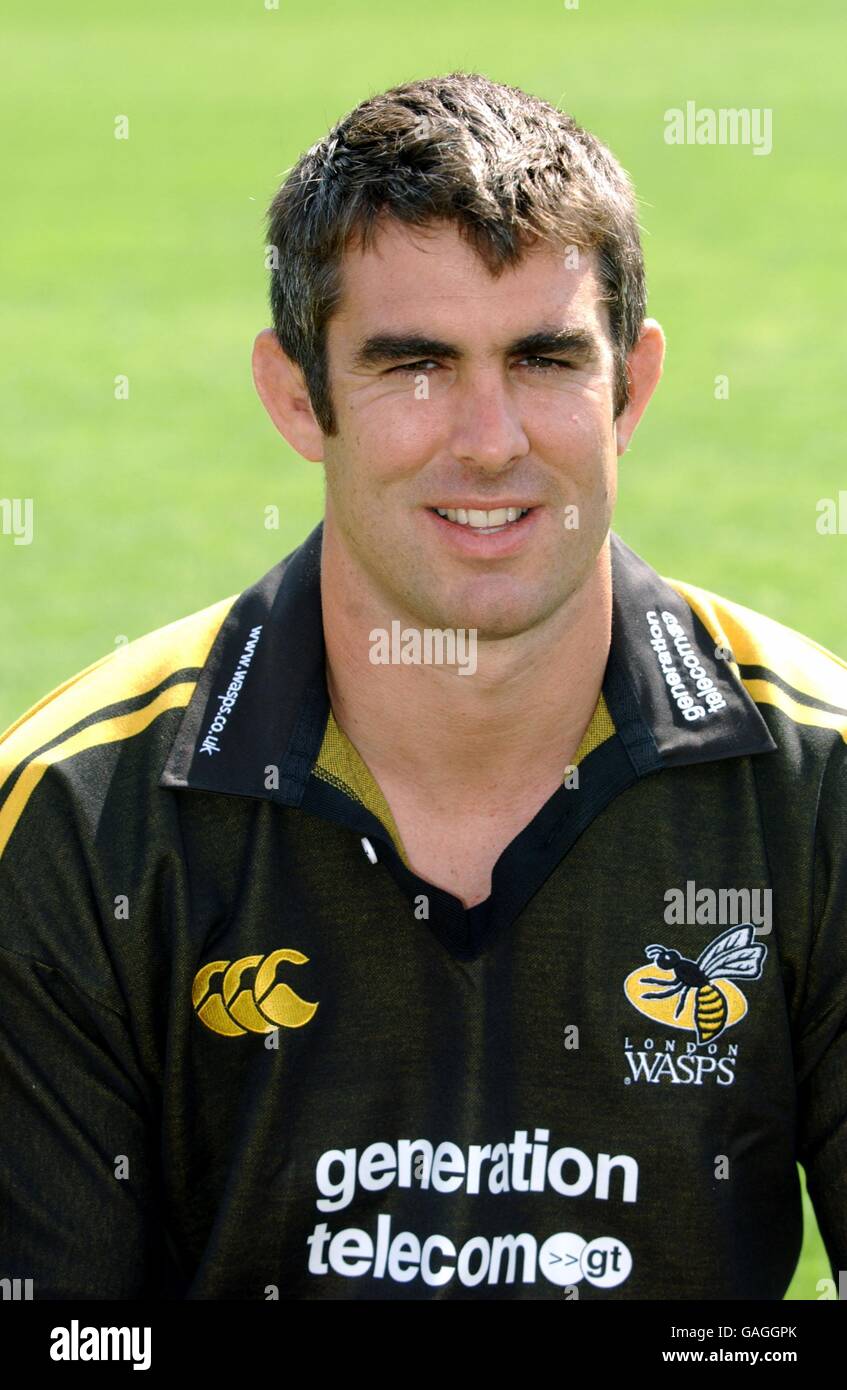 Rugby Union - Zurich Premiership - London Wasps Headshots Stock Photo ...