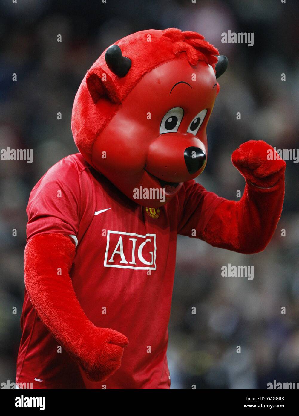 Manchester uniteds mascot hi-res stock photography and images - Alamy