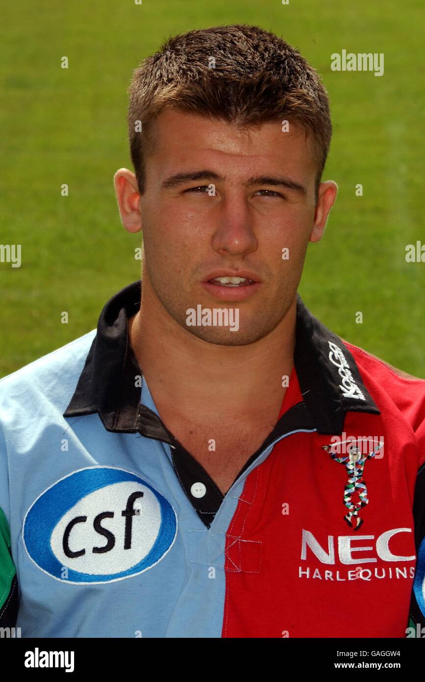 Rugby Union - Zurich Premiership - NEC Harlequins Headshots Stock Photo ...