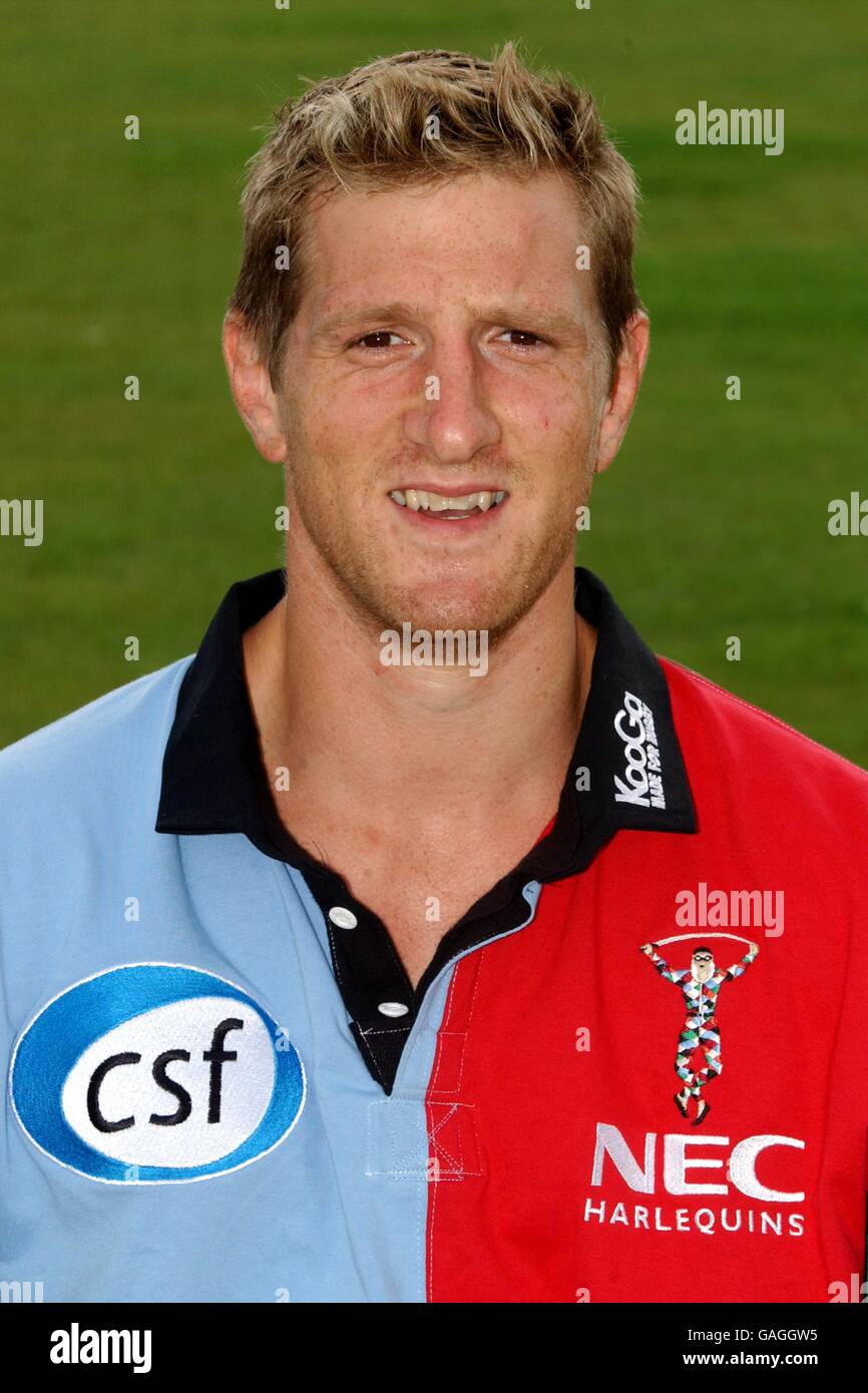 Rugby Union - Zurich Premiership - NEC Harlequins Headshots Stock Photo ...