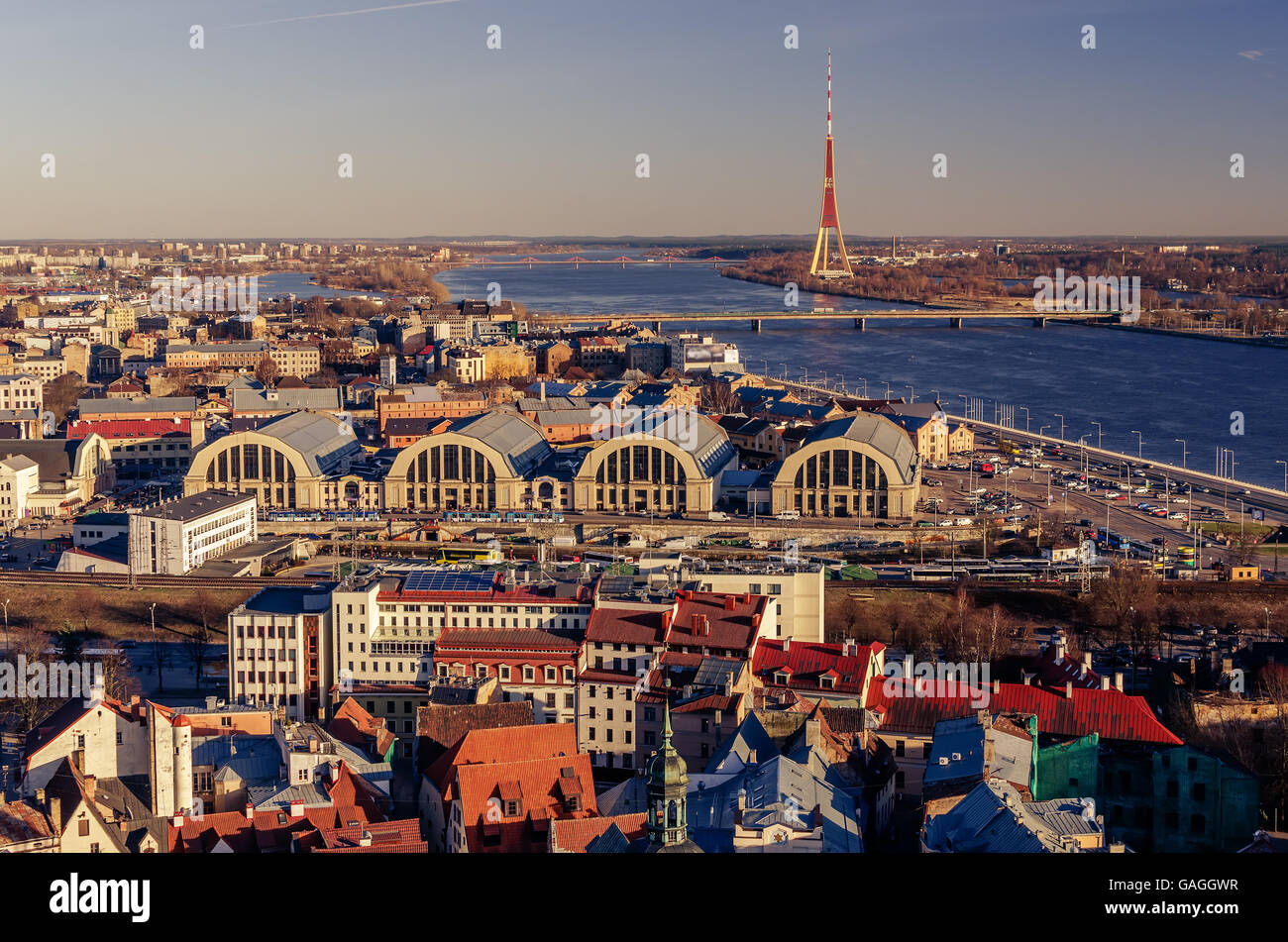 Riga Latvia Aerial Stock Photos & Riga Latvia Aerial Stock Images - Alamy