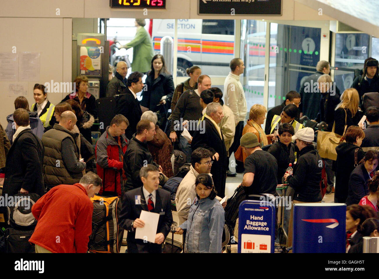 Heathrow airport incident Stock Photo - Alamy