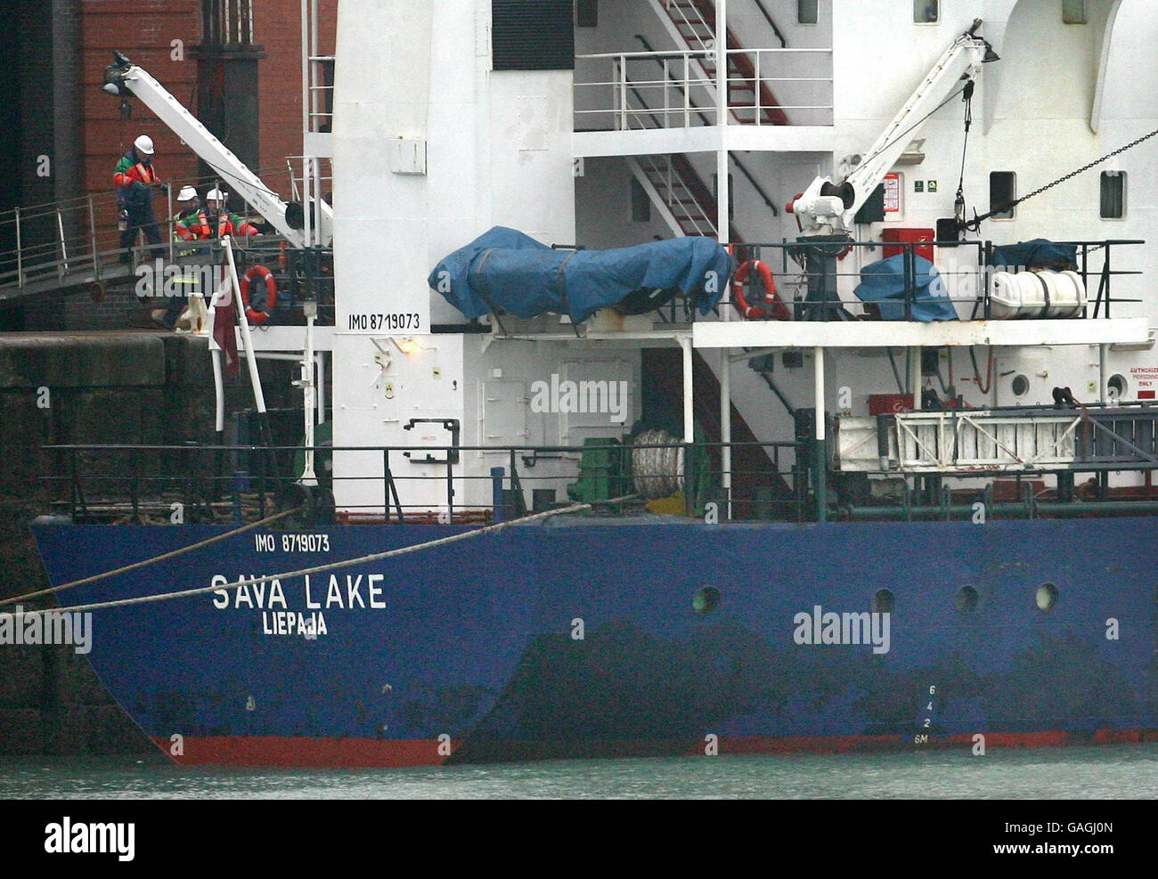 Crew members found dead on ship Stock Photo - Alamy