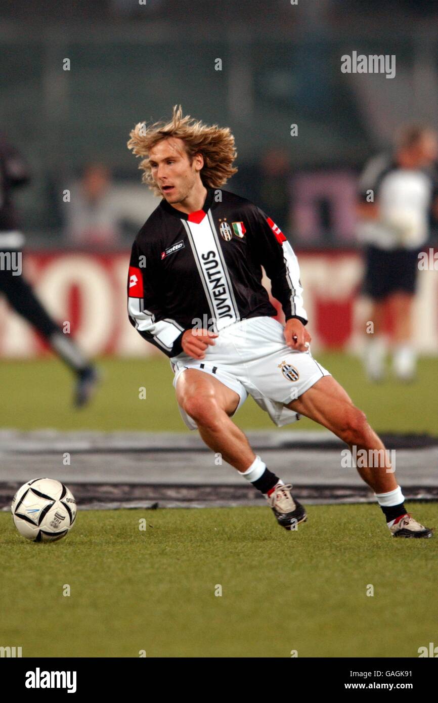 Juventus v newcastle united juventus pavel nedved hi-res stock ...