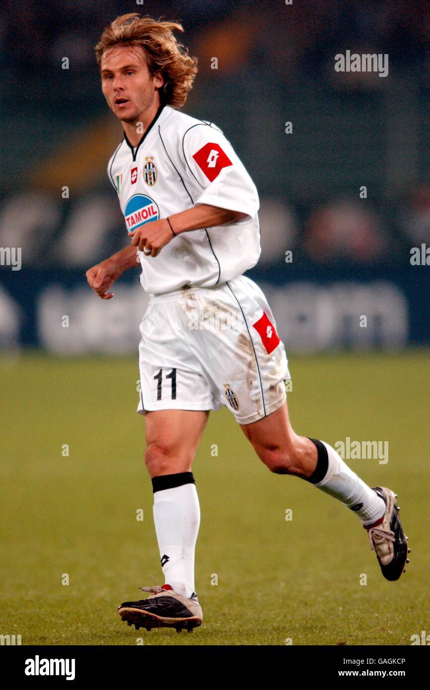 Juventus v newcastle united juventus pavel nedved hi-res stock ...