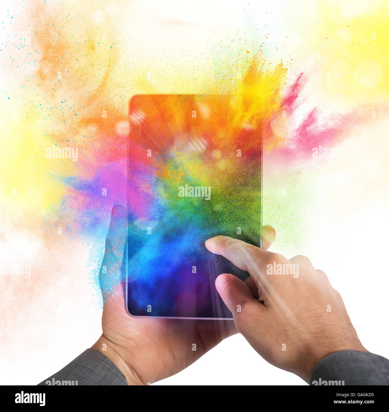 Colour burst hi-res stock photography and images - Alamy