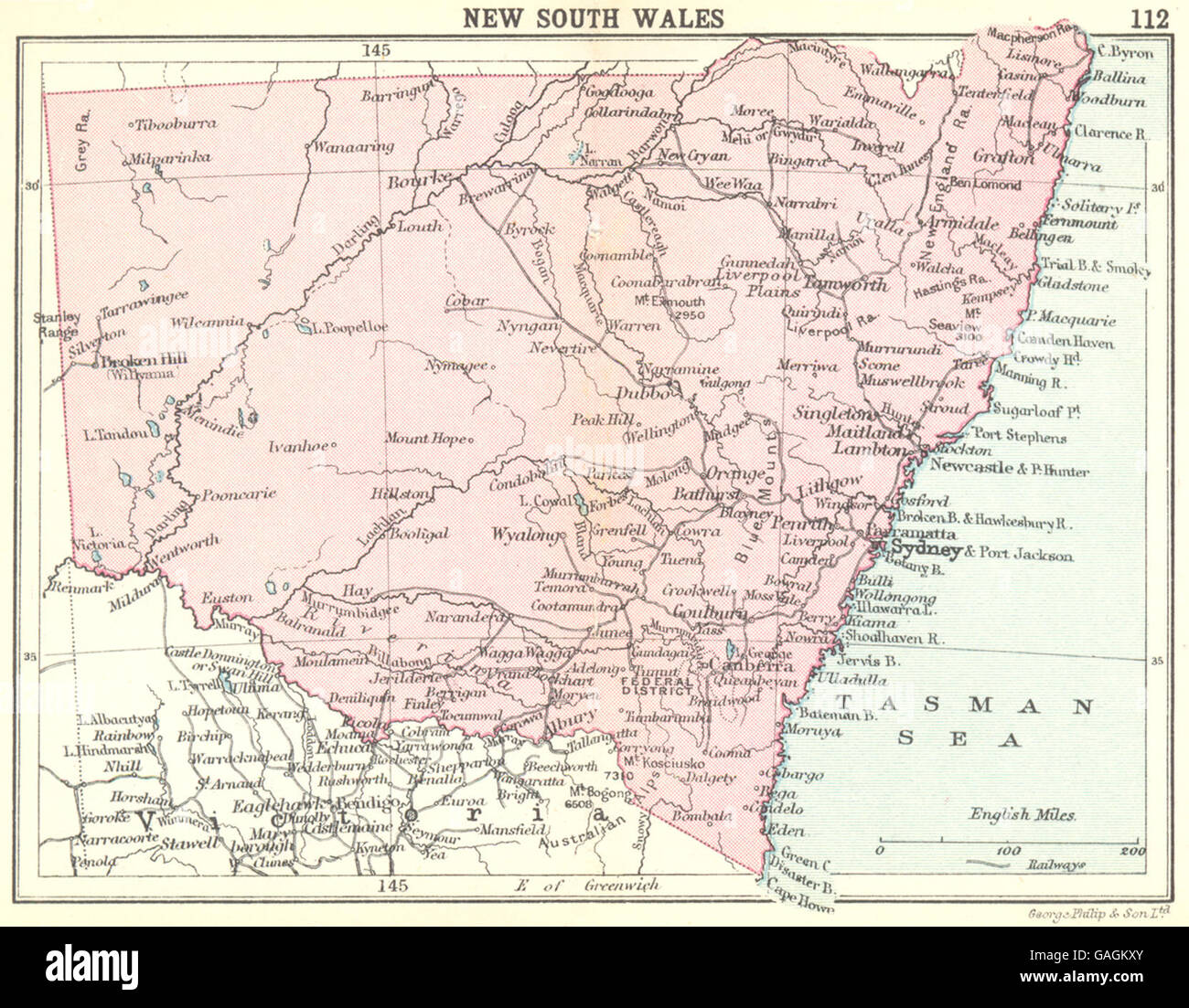 South australia map hi-res stock photography and images - Alamy
