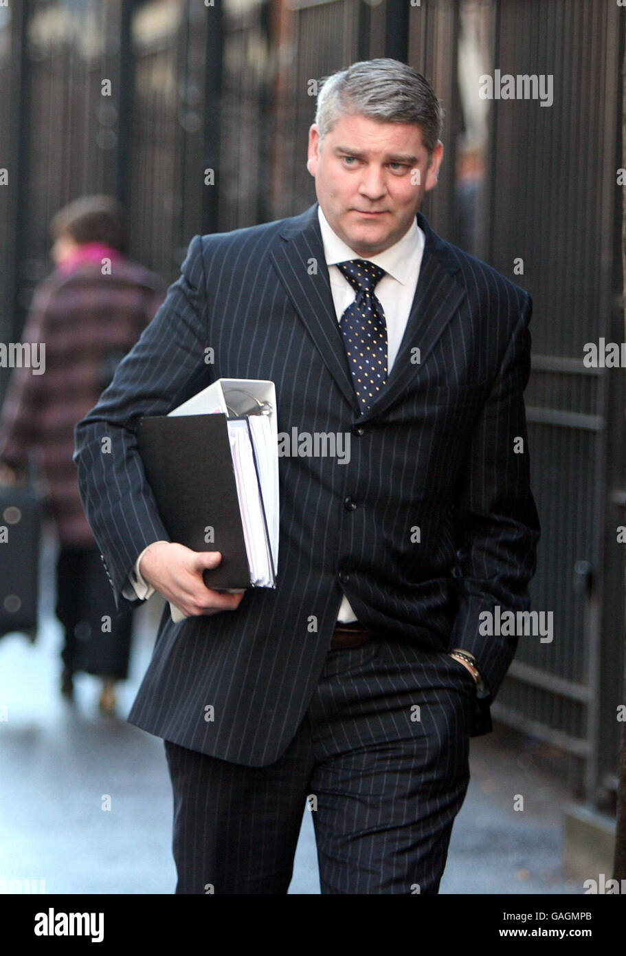 Barrister for the Police Tony McGleenan, leaving the Coroners court in ...