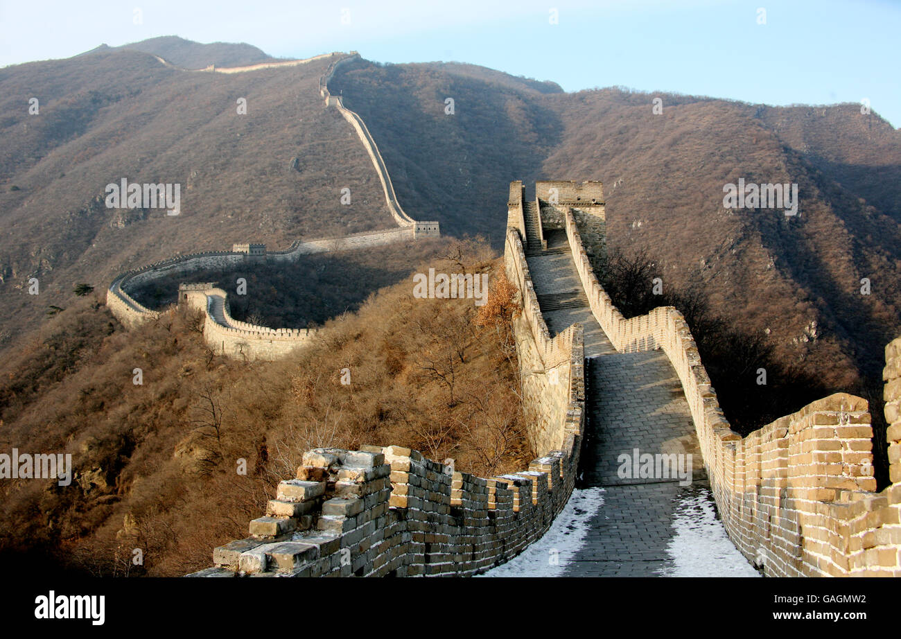 Great Wall of China Feature. Stock Picture of the Great Wall of China ...
