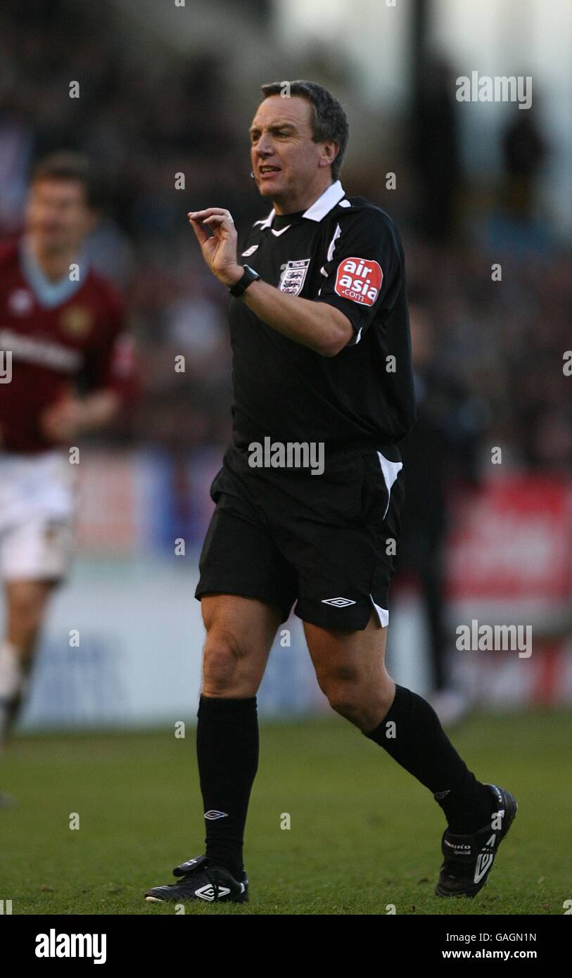 Which referee alan wiley did not give hi-res stock photography and ...