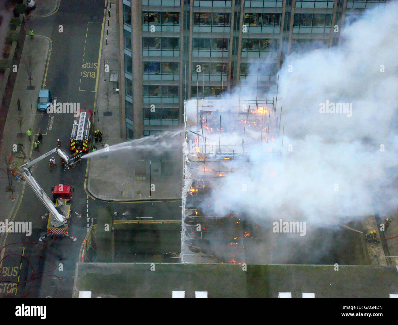 Blaze disused building on hi-res stock photography and images - Alamy