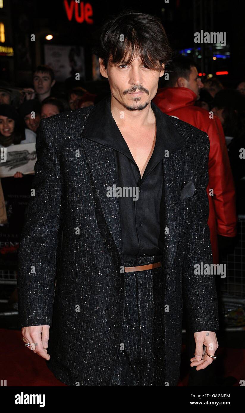 Sweeney Todd UK Premiere - London Stock Photo - Alamy