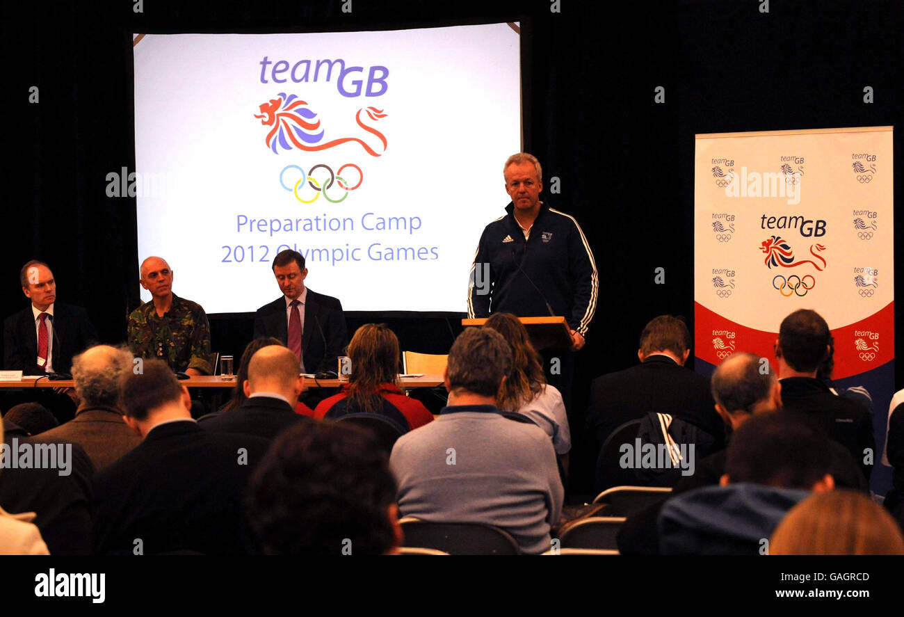 Simon Clegg, BOA Chief Executive announces that The British Olympic ...