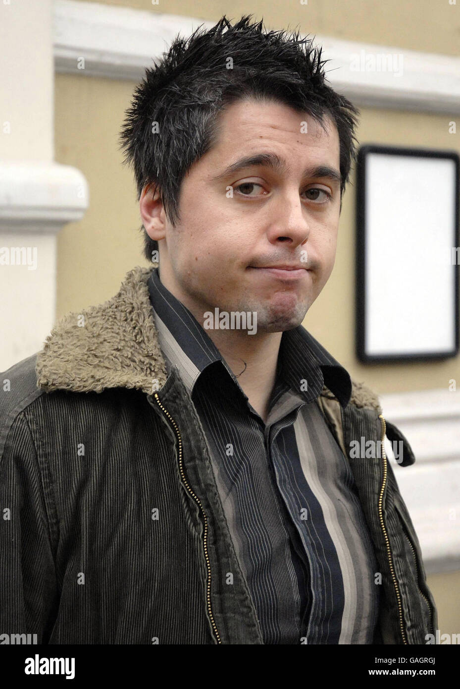 Isaac Blake tribunal. Actor Isaac Blake outside the Industrial Tribunal ...