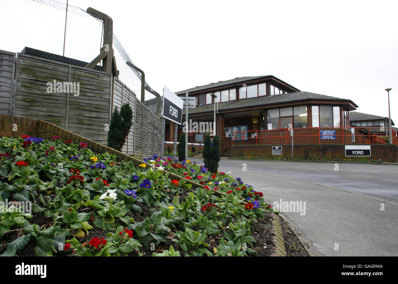 General view of HM Prison Ford in Arundel. Ford is an open prison in ...
