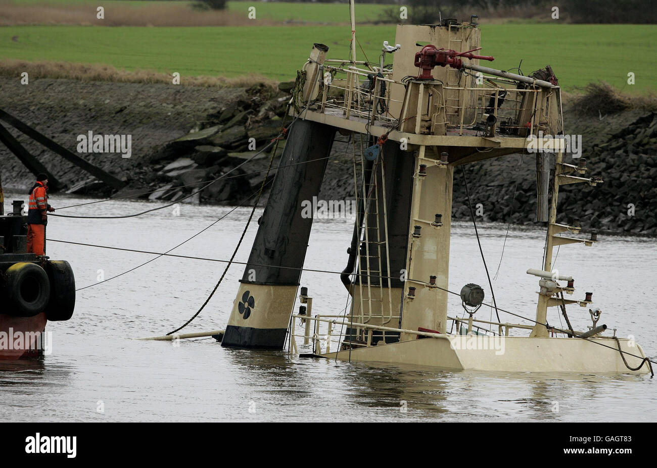 The top flying phantom tug visible barge hi-res stock photography and ...
