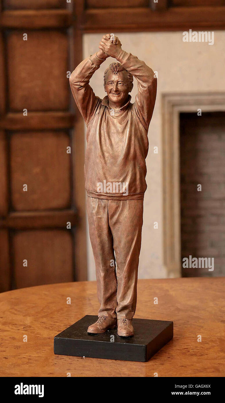Design revealed for Clough statue Stock Photo - Alamy