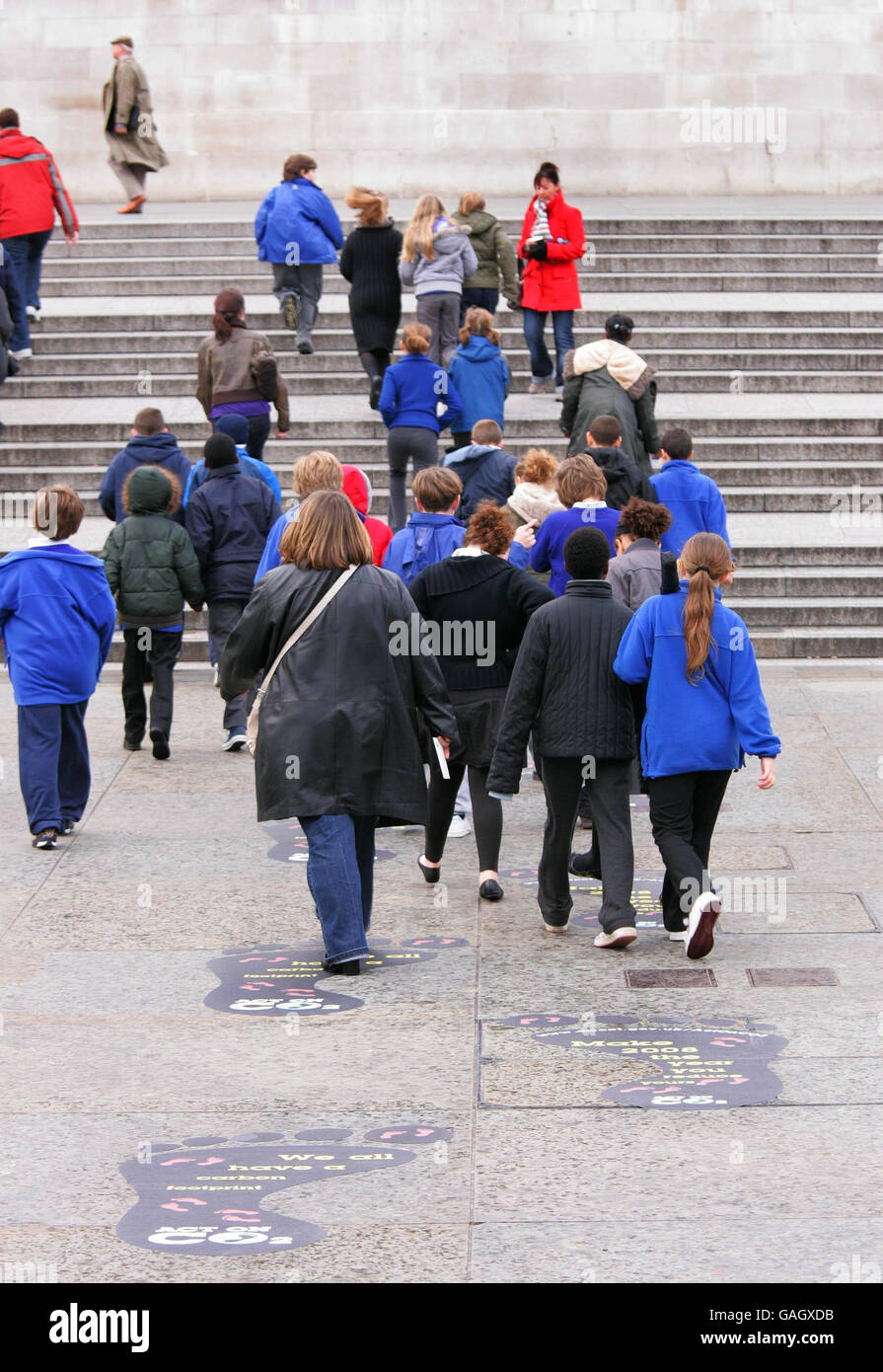Act on CO2 campaign Stock Photo - Alamy