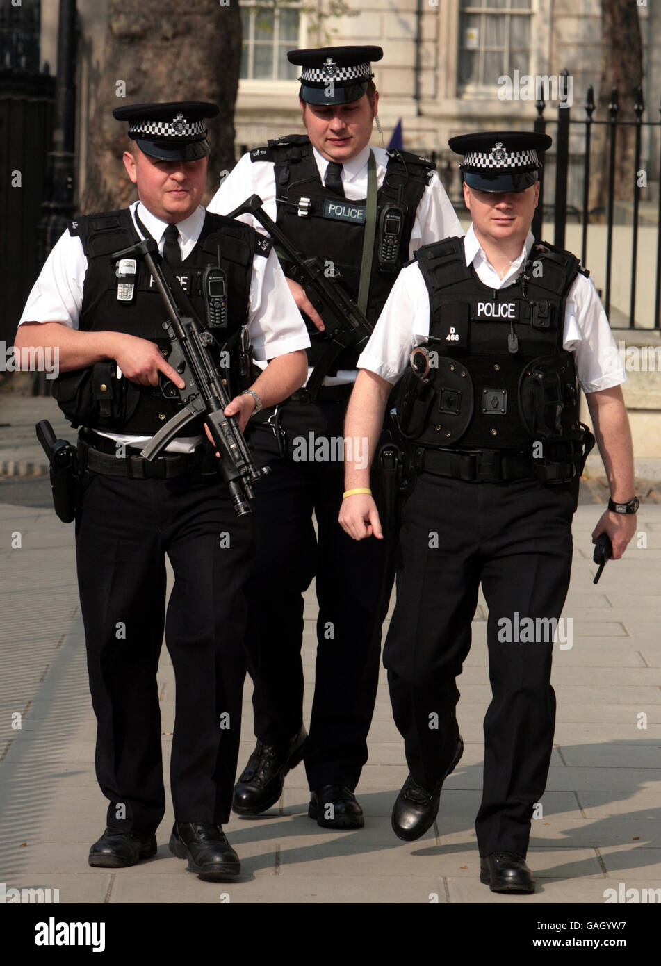 Armed Police Officers Stock Photo - Alamy