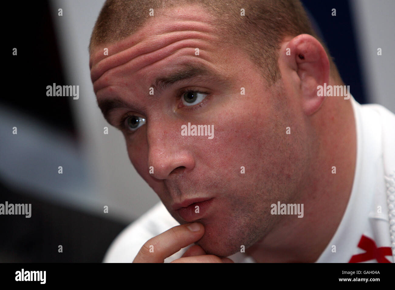 England captain Phil Vickery during the RBS 6 Nations Launch at The ...