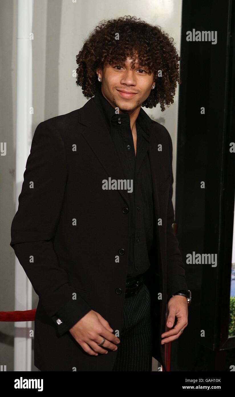 Corbin Bleu arrives at the premiere for Over Her Dead Body at the ...
