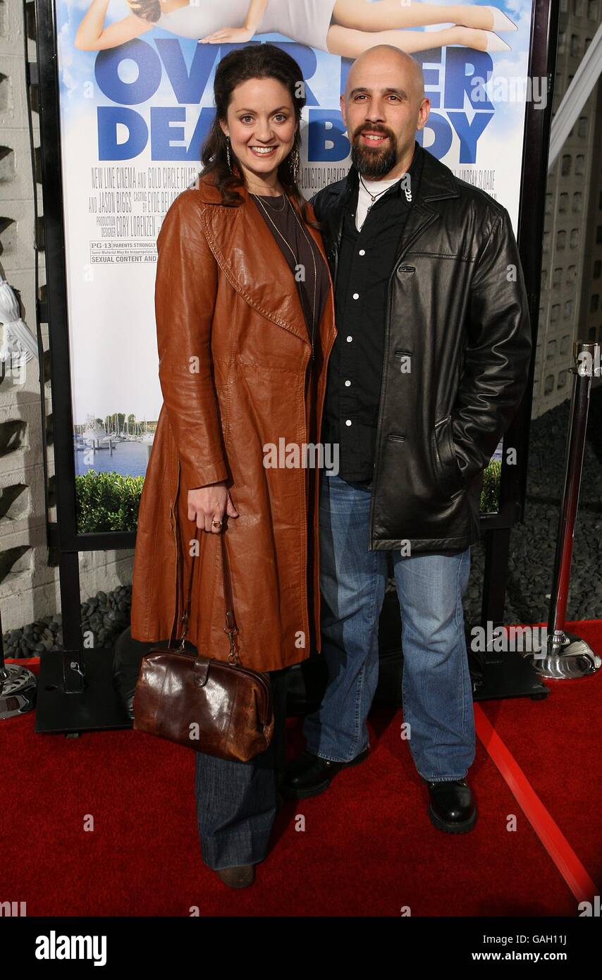 Kali Rocha and her husband Michael arrive at the premiere for Over Her ...