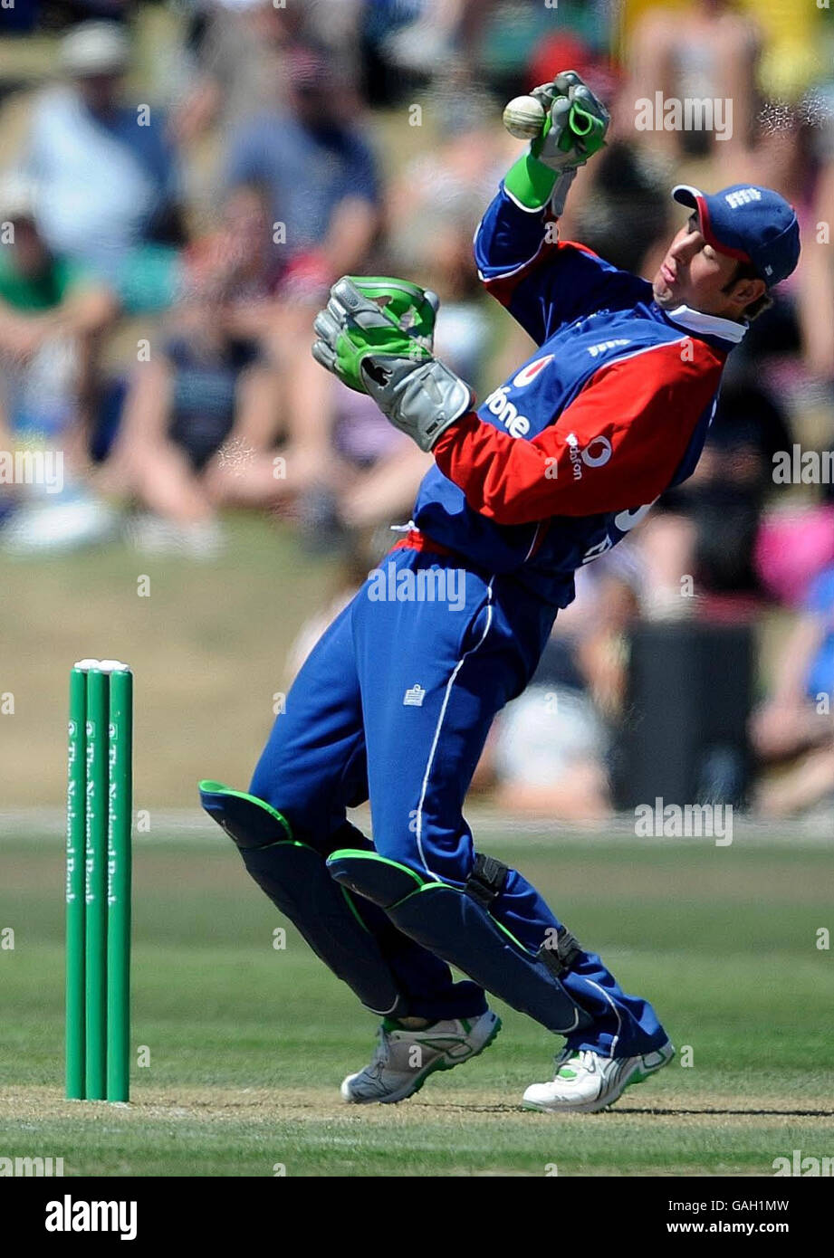 England's Phil Mustard in action during the 2nd One Day International ...