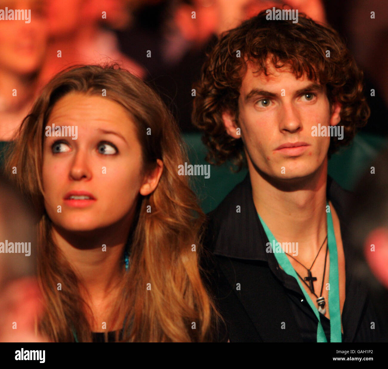 Andy Murray and girlfriend Kim Sears watch England's Amir Khan in ...