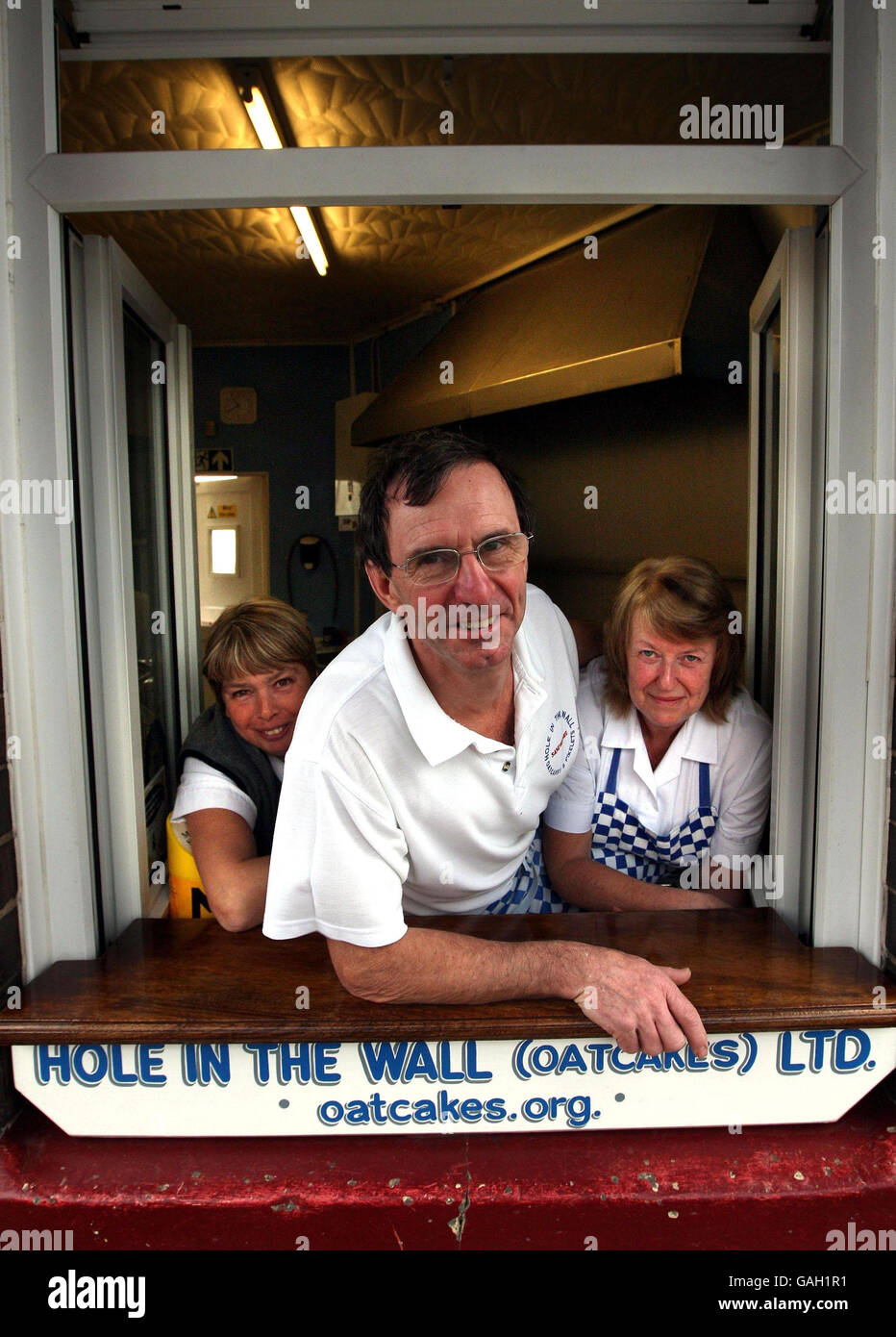 Proprietor Glenn Fowler with staff Brenda Capewell (left) and Avril ...