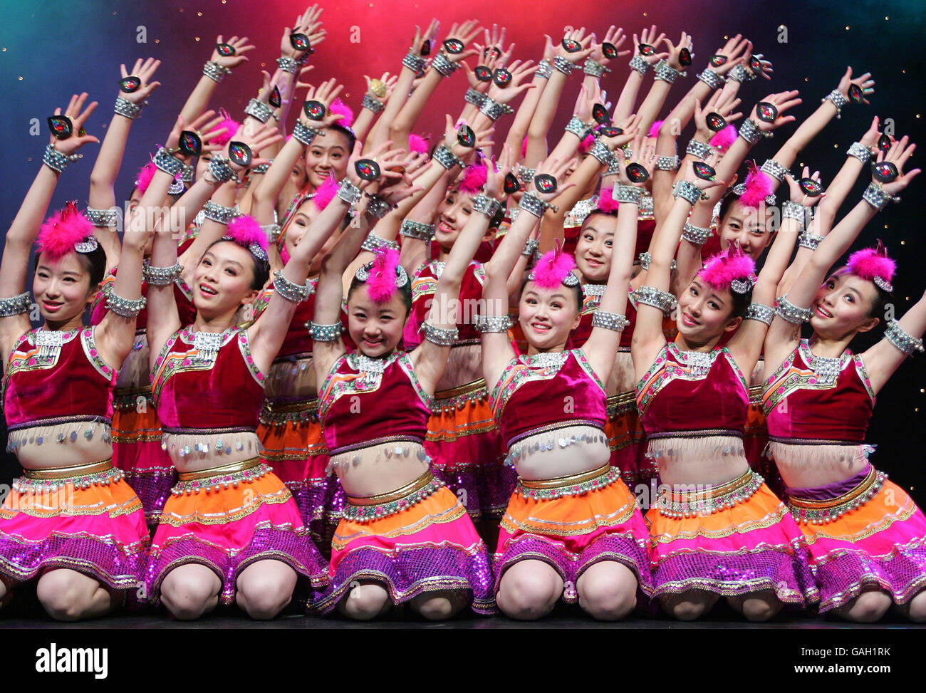 Renmin University of China dance troupe Stock Photo - Alamy