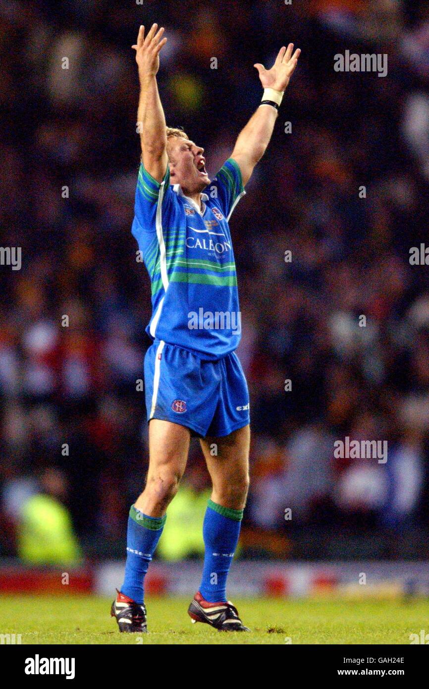 Sean Long of the Saint Helens Saints who scored the winning drop goal ...