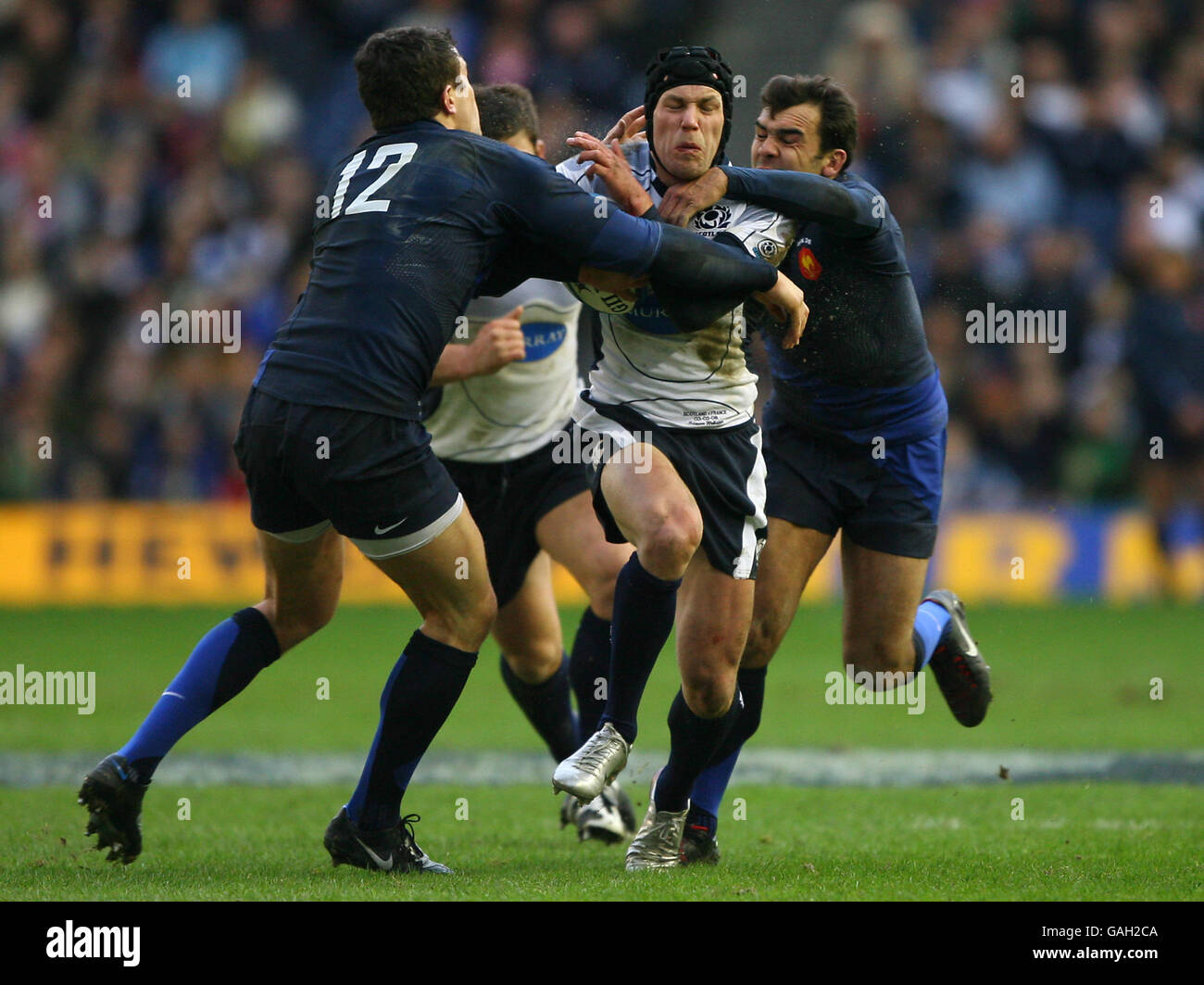 Rugby french scot 6nhighlightssvf 6nhighlights 6nations08 hi-res stock ...