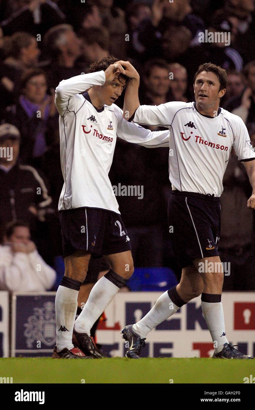 Tottenham Hotspur's Robbie Keane scorer of Spurs 1st 2 goals ...
