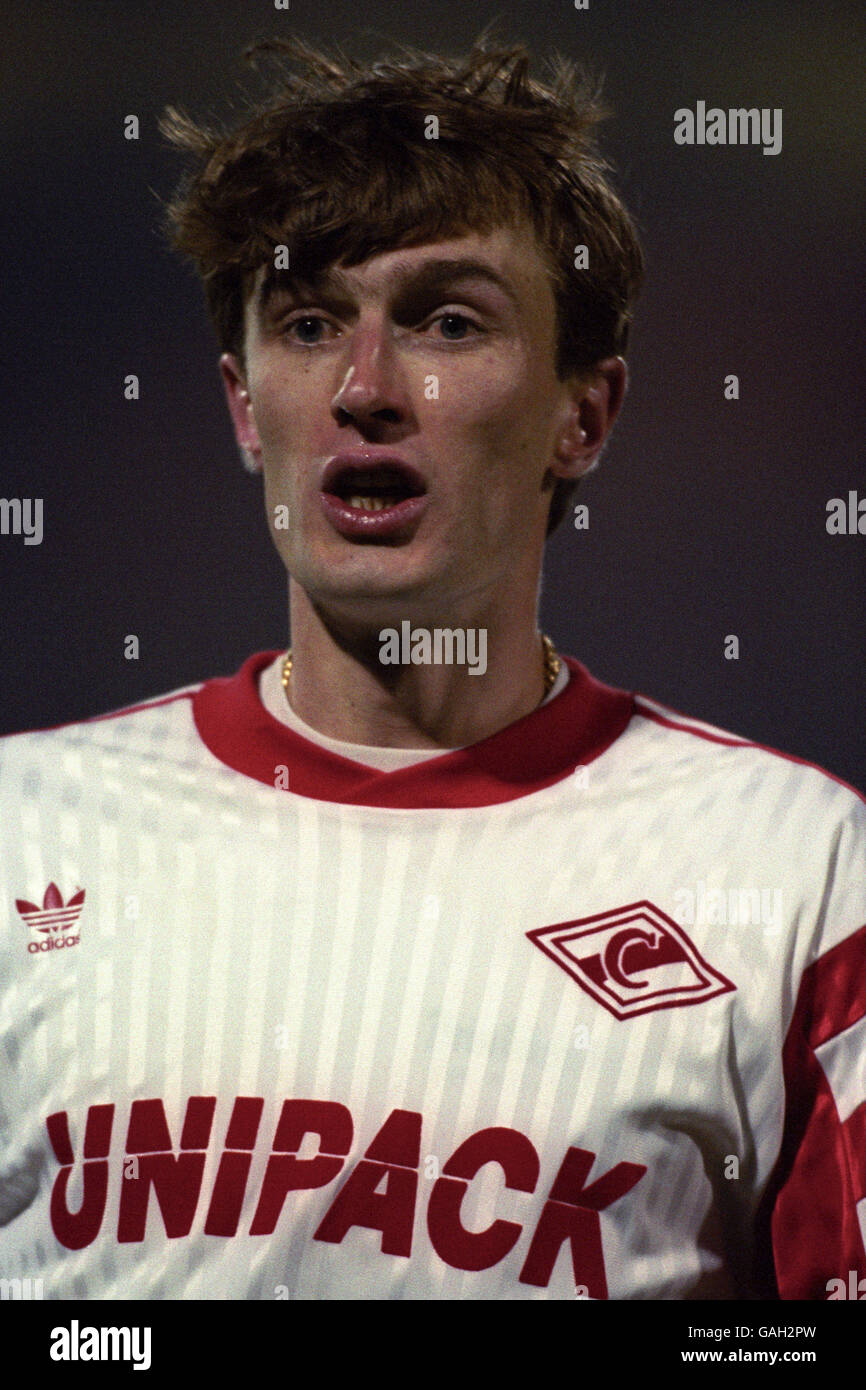 RUSSIAN SOCCER. ANDREI IVANOV SPARTAK MOSCOW Stock Photo - Alamy