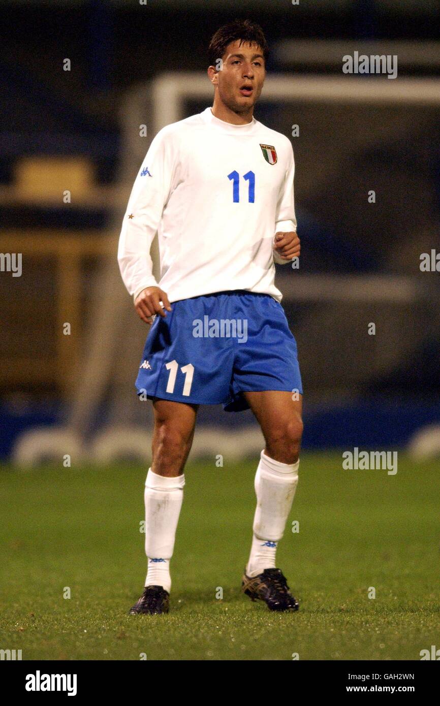 Soccer - European Under 21 Championships 2004 Qualifier - Group Nine - Wales v Italy. Giuseppe ...