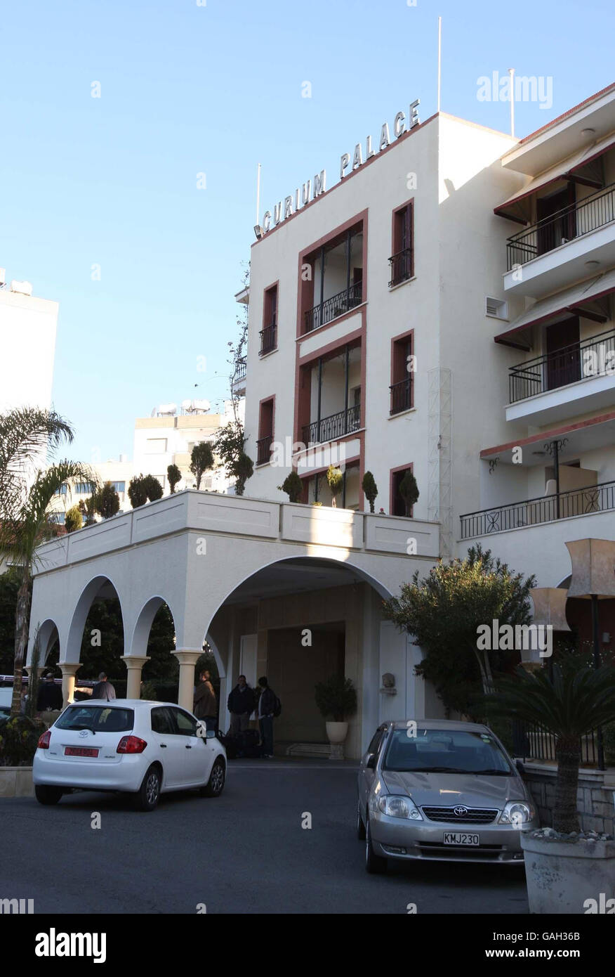British Toddler served cleaning fluid Cypriot hotel Stock Photo - Alamy