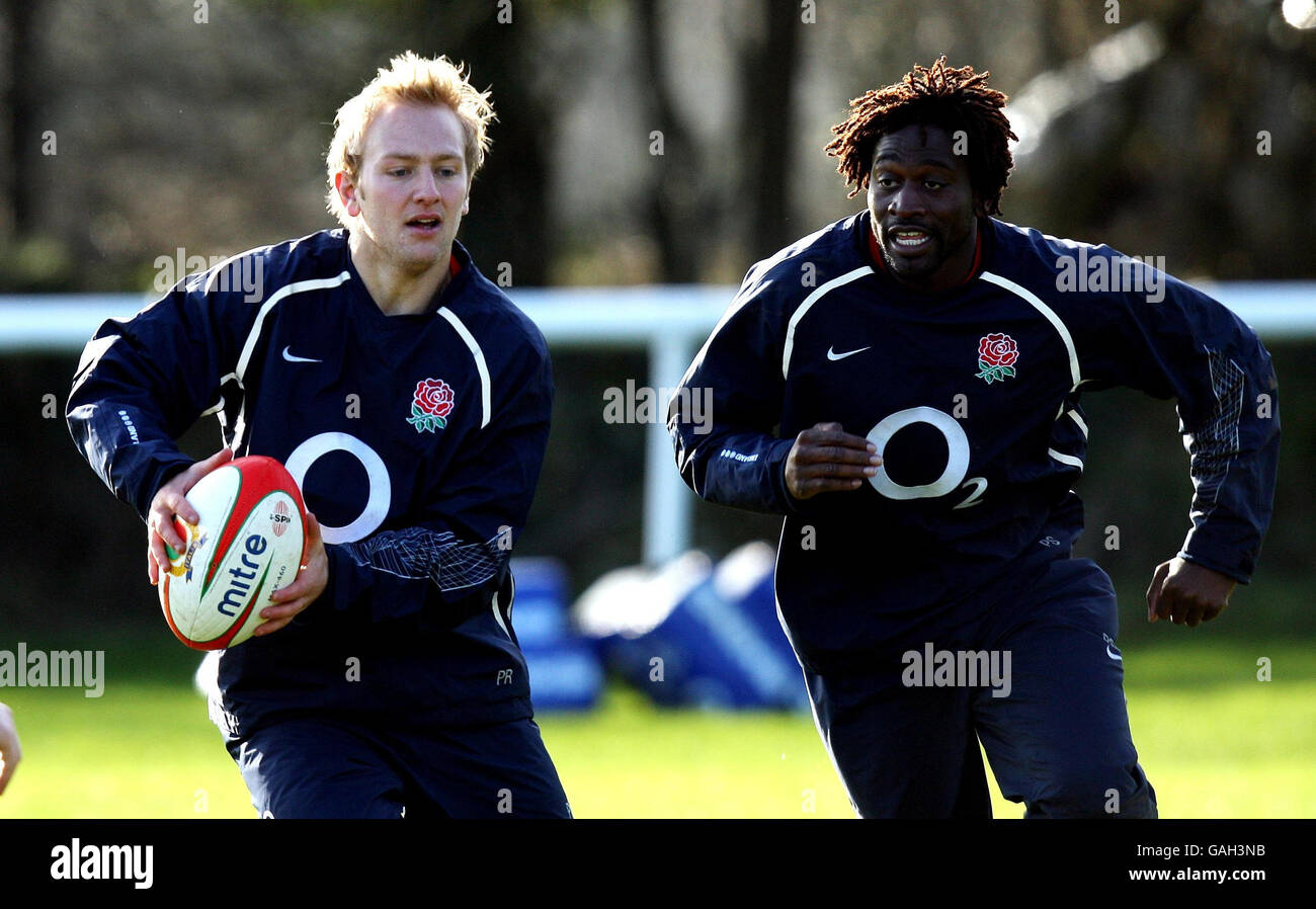Shane geraghty left paul during training session at bath university hi ...