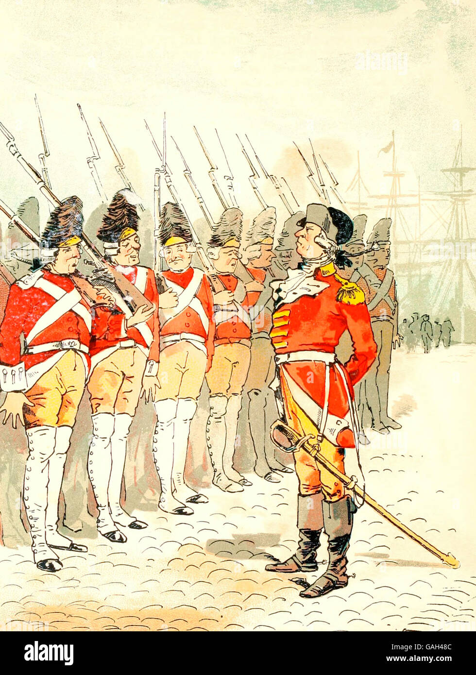 Redcoats British Drawing