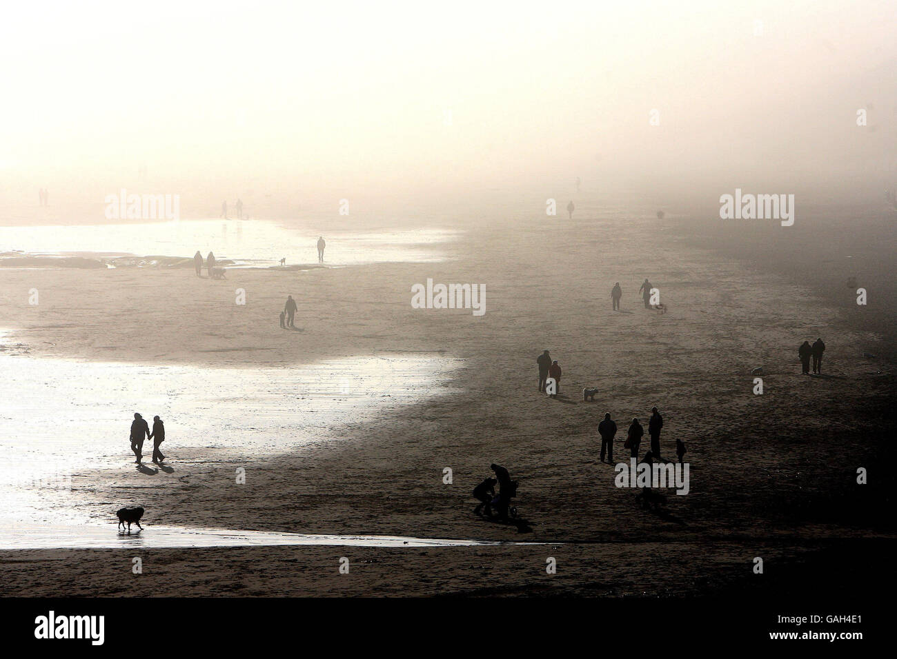 Tynemouth fog hi-res stock photography and images - Alamy