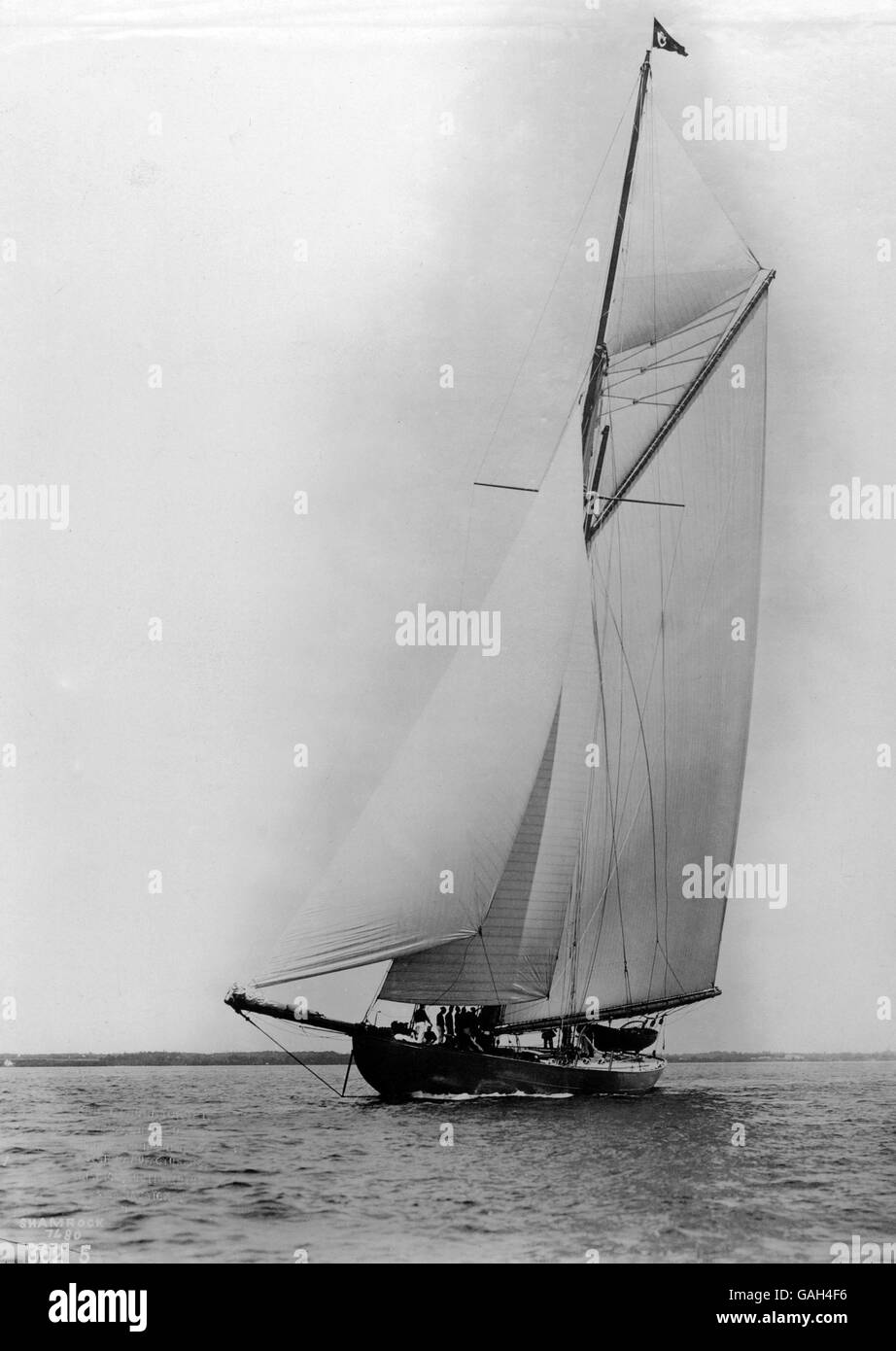 AJAX NEWS PHOTOS.1898 - SHAMROCK 1 - SIR THOMAS LIPTON'S AMERICA'S CUP ...