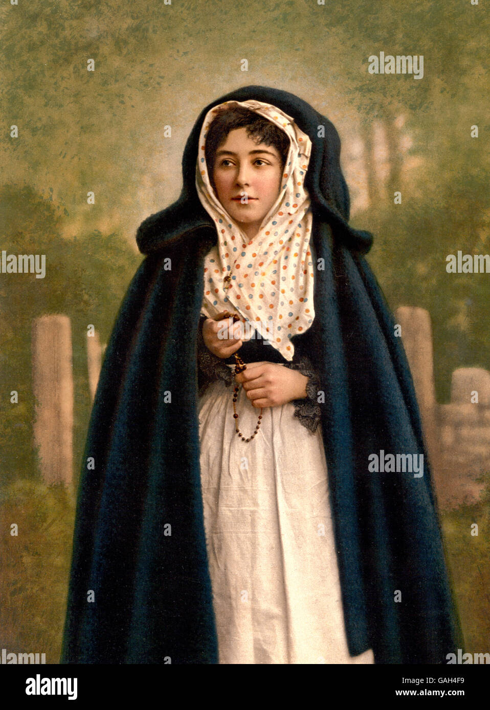 An Irish Colleen, circa 1900 Stock Photo - Alamy