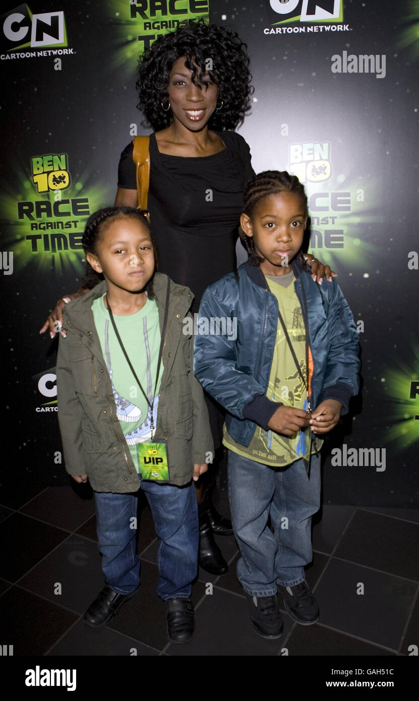 Heather Small and family arrive for the premiere of 'Ben 10: Race ...