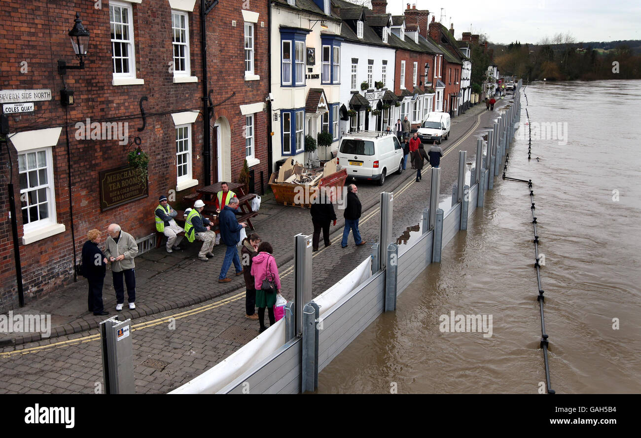 Continuing flooding in UK Stock Photo - Alamy
