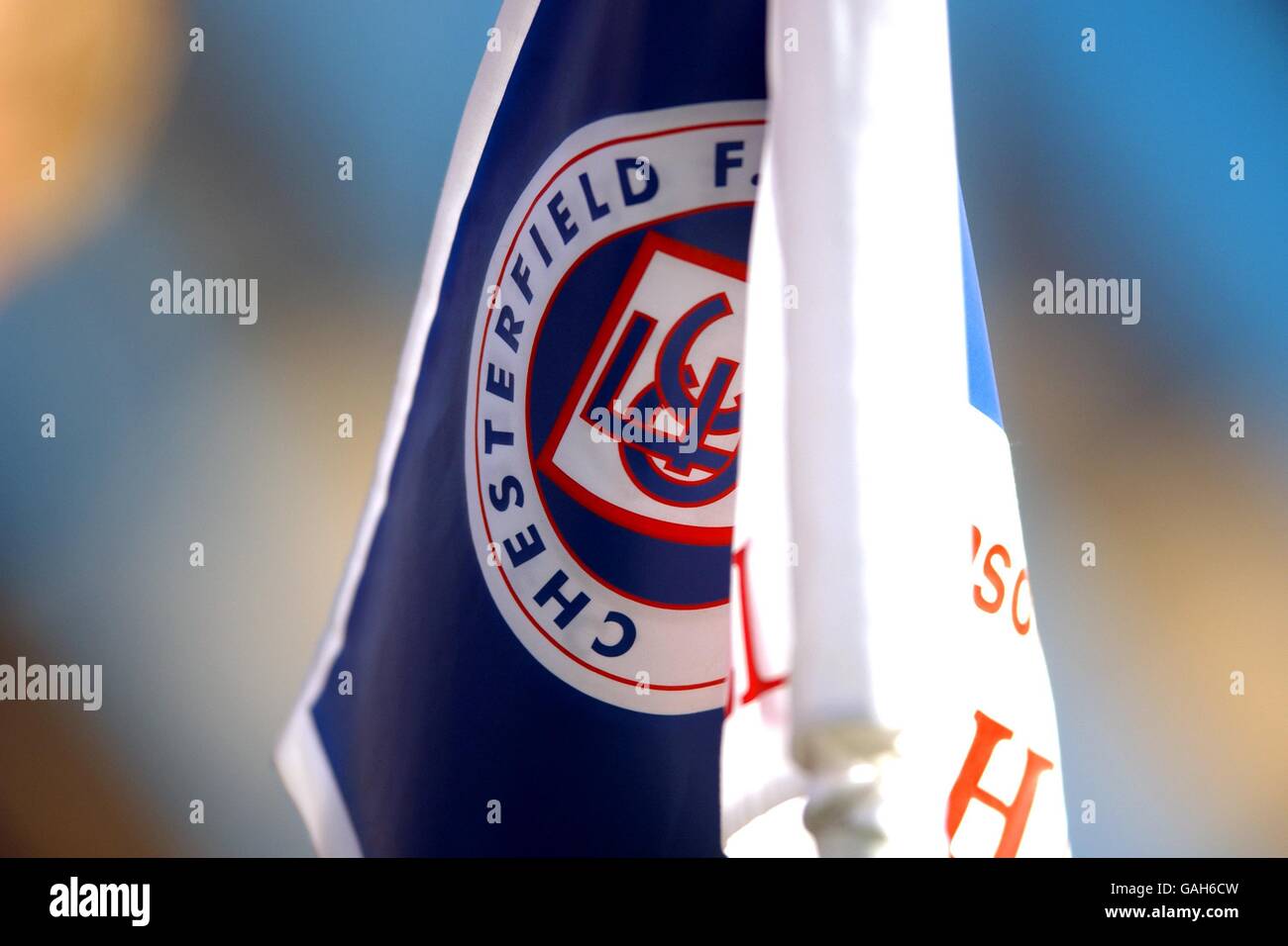 Corner flag at chesterfield hi-res stock photography and images - Alamy